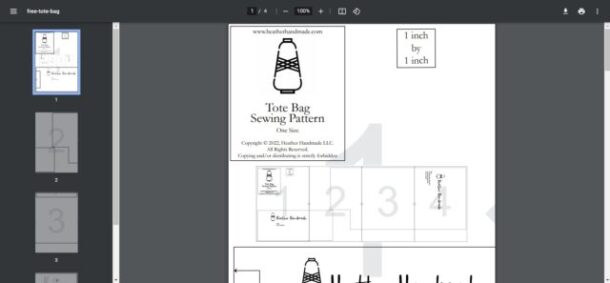 How to Use a PDF Sewing Pattern • Heather Handmade