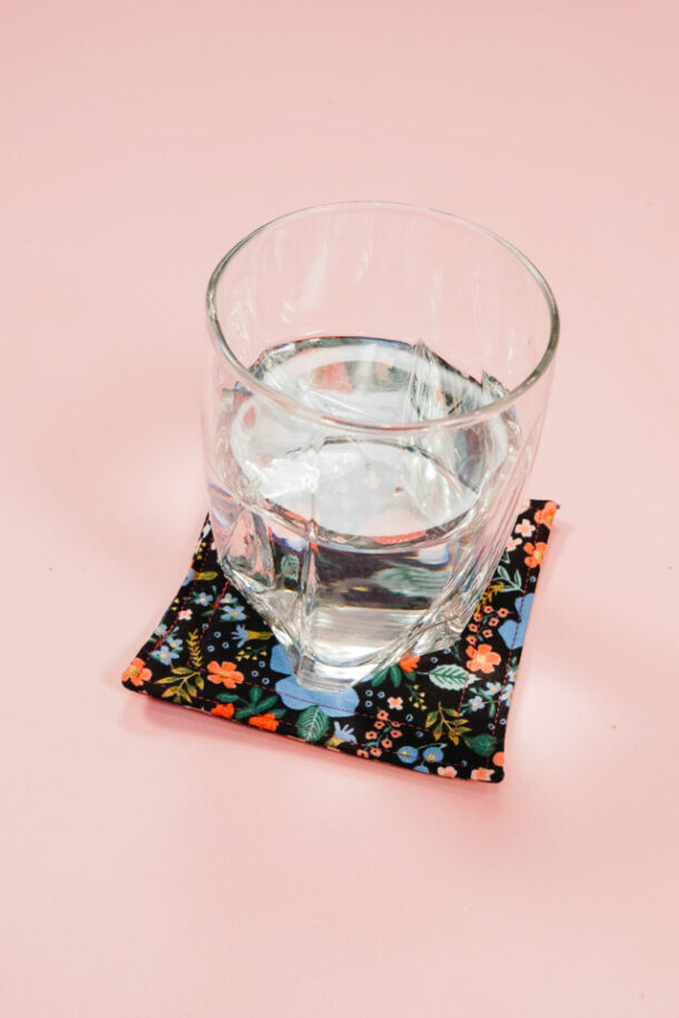 How to Sew a Coaster • Heather Handmade