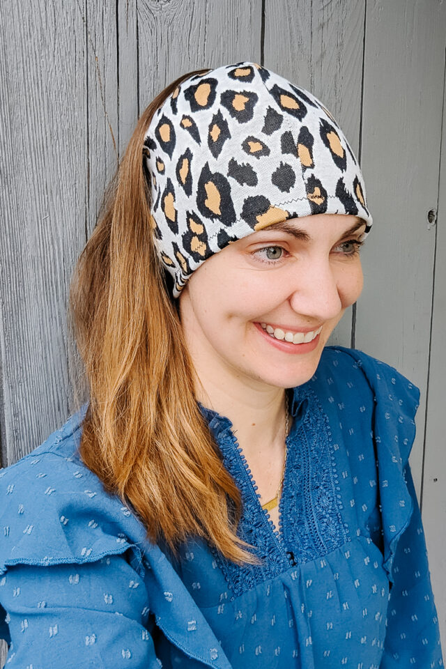 Ponytail Beanie Sewing Pattern • Heather Handmade
