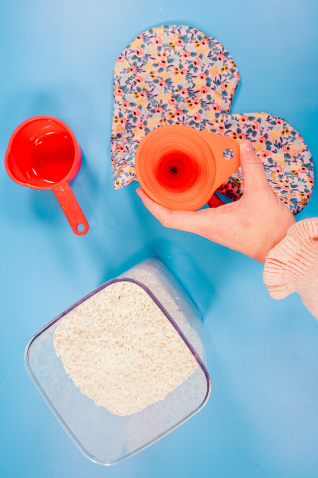 Sew a Rice Heating Pad (or Cooling!) • Heather Handmade