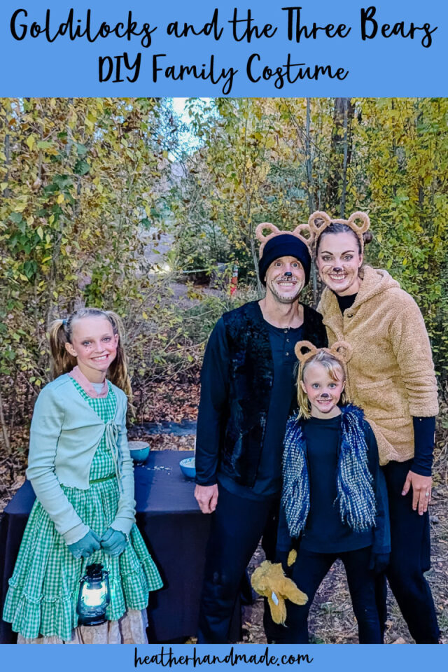 DIY Goldilocks and the Three Bears Costume • Heather Handmade