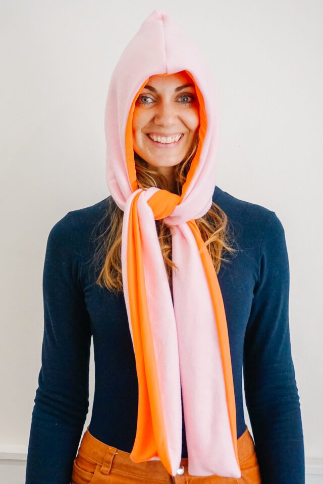 Free Hooded Scarf Sewing Pattern • Heather Handmade